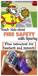 Teach kids about fire safety with Sparky – Mama Instincts®