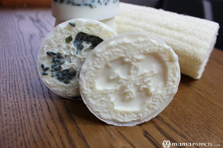 How To Make Exfoliating Loofah Soap Bars – Mama Instincts®