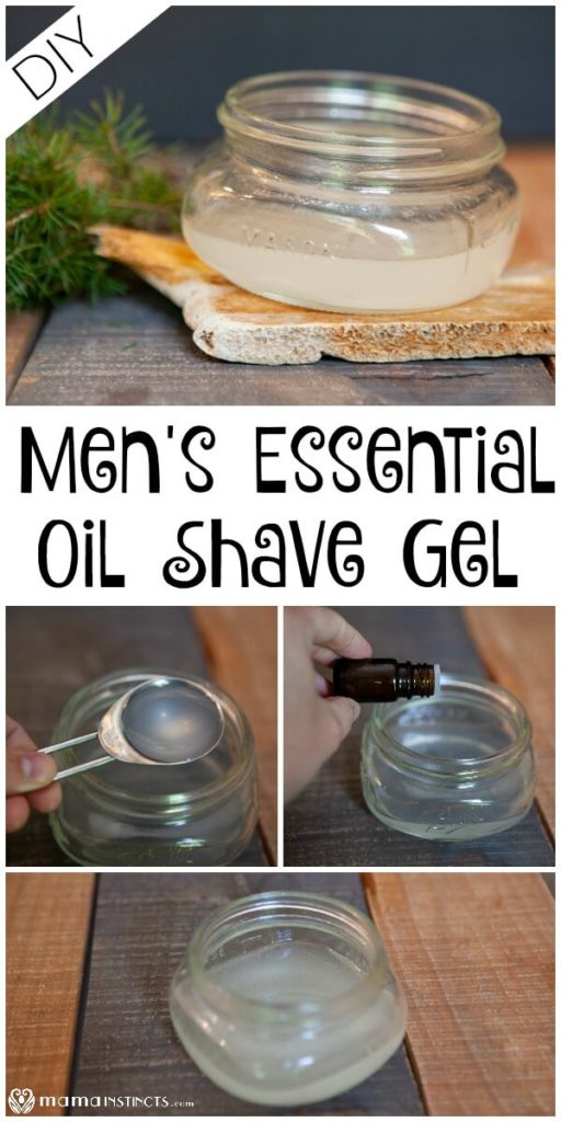 DIY Men's Essential Oil Shave Gel – Mama Instincts®