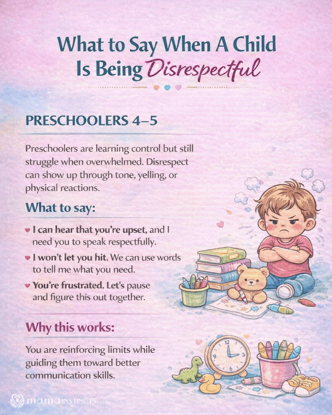 What to Say When a Child Is Being Disrespectful (at Every Age) – Mama ...